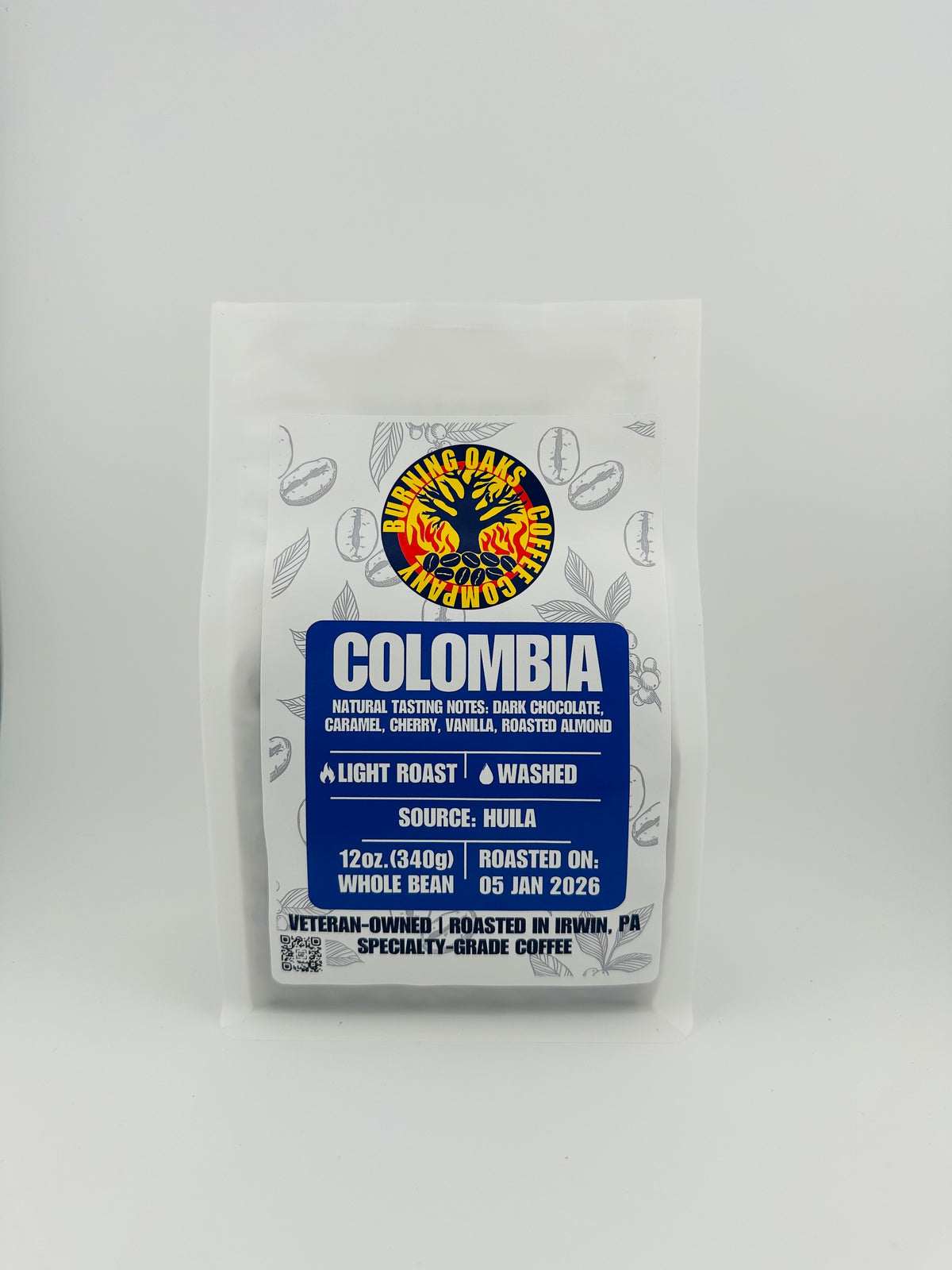 Colombia Specialty-grade Coffee Beans (Light Roast)– Burning Oaks ...